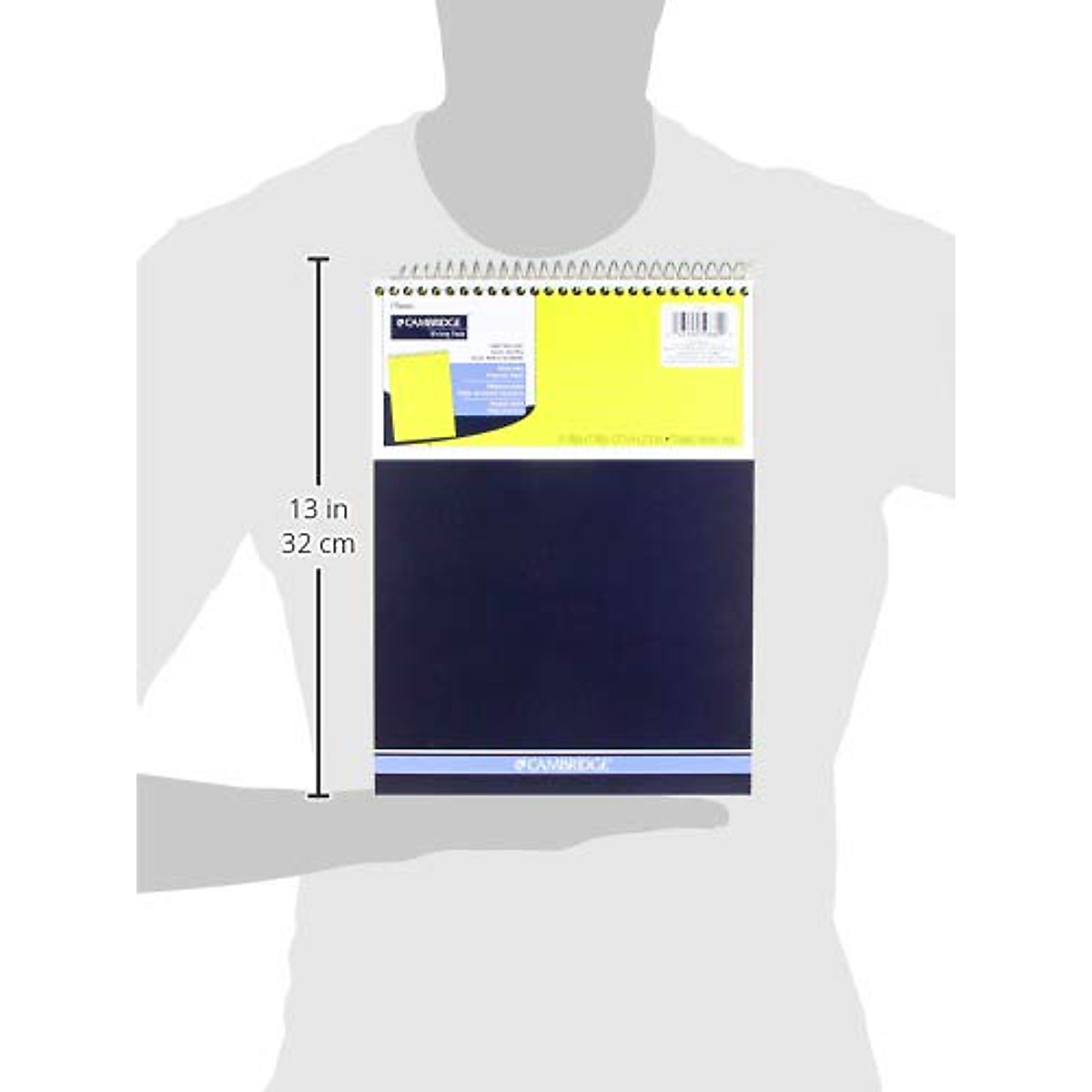 Mead Legal Pad, Top Spiral Bound, Wide Ruled Paper, 70 Sheets Count, 8-1/2" x 11", (3 Pack)