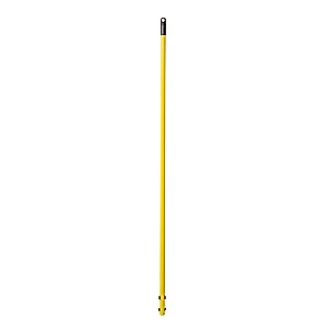 Rubbermaid Commercial Products Standard Quick-Connect Steel Mop Handle, 52-Inch, Yellow, Compatible with Rubbermaid Quick-Connect Mop Frames and Dusters for Floor Cleaning