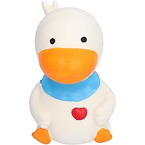 TOPINCN Squeaky Dog Toys, Squawking Latex Chicken Duck Dog Toy, Interactive Squeak Play for Medium Large Dogs, Assorted Colors, Fun Chewing and Fetching