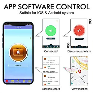 SMART CC Anti-Lost Wallet for Men,Mens Wallet with GPS Position Locator & Finder Tracker