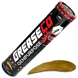 General Purpose Lithium Grease Tube | Tractor | Hitch | Farm Jack | Winch | Mower | Door Tracks | RV ATV | Amber | Single Tube | NLGI 2 | GenPurpose