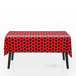 Ladybug Birthday Party Supplies,Ladybug Party Tableware Sets,Birthday Party Decorations for Girls