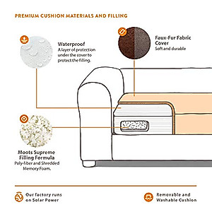 Moots Premium Leatherette Pets Sofa, Personalized, Espresso, X-Large