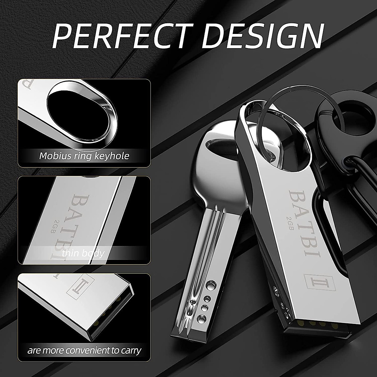 USB Flash Drive 5 Pack 16GB Flash Drives Thumb Drive, 2.0 Memory Stick with Zinc Alloy Design, Jump Drive Pendrive for Data Storage and Backup, Gift USB Disk Zip Drive