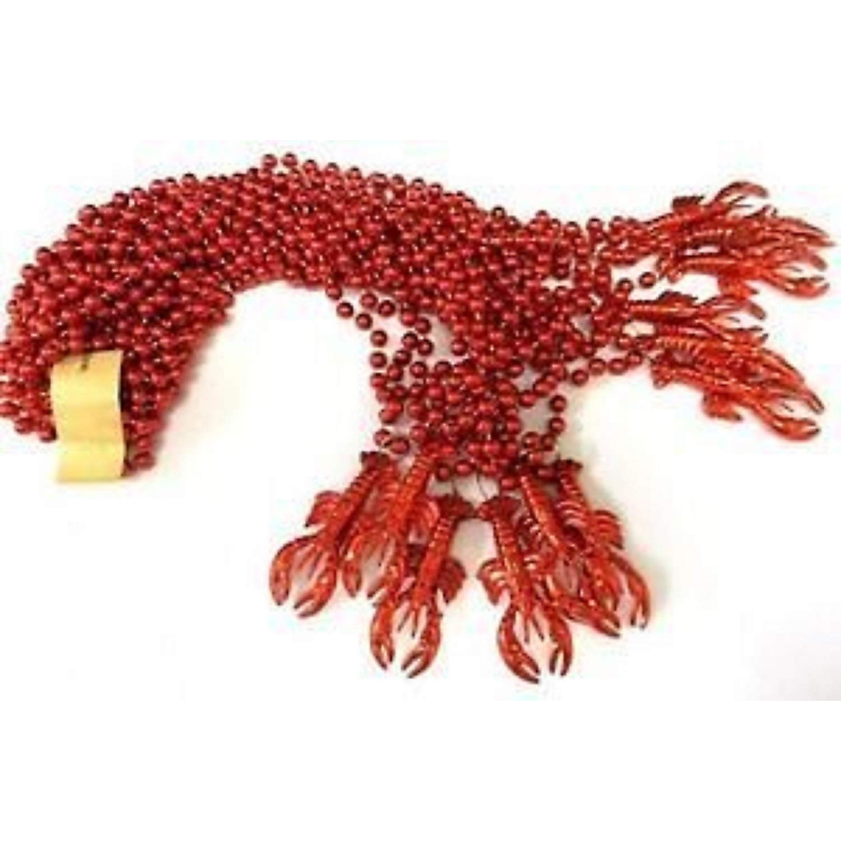 Mardi Gras Beads With Crawfish Medallion - 33" [24 Pieces] - Product Description - Beaded Necklace With A Crawfish Medallion. This Red Color Necklace Is A Great Addition To Mardi Gras Celebrations. Size: 33" 3 Per Card All Sales Final, No Return ...