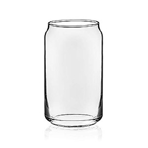 Libbey Classic Can Tumbler Glasses, 16-ounce, Set of 4