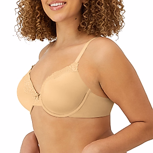 Maidenform womens Comfort Devotion Comfy Soft Full Coverage Underwire 09404 bras, Latte Lift/Black, 34C US