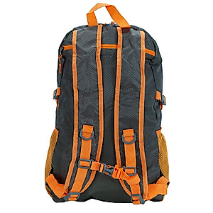 Rockland Packable Stowaway Backpack, Charcoal, Large