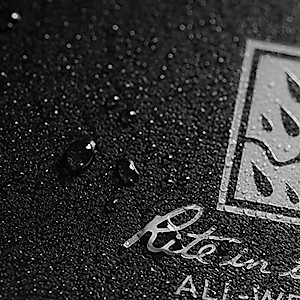 Rite In The Rain Weatherproof Hard Cover Notebook Black Cover, Universal Pattern (No. 770F), 7.5 x 4.75 x 0.625