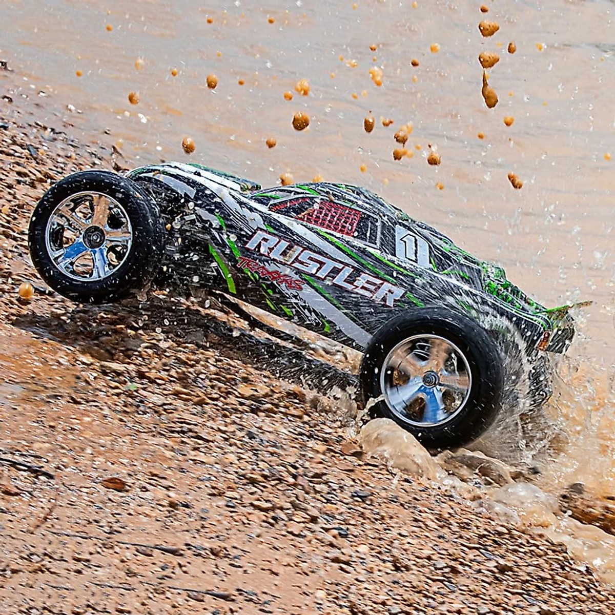 Traxxas RustlerÂ: 1/10 Scale Stadium Truck. Ready-to-Race with TQ 2.4GHz Radio System and XL-5 ESC (FWD/rev)