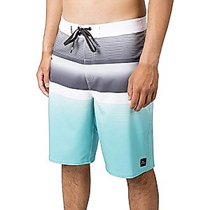 Rip Curl mens Mirage Setters 21" Boardshorts, Stretch Surf Swim Trunks Board Shorts, Grey, 36 US