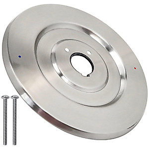 Vicue New Version Escutcheon Replacement for Moen 16090 Chateau Collection, for One-Handle Tub and Shower Faucets, Brushed Nickel