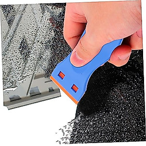 PRETYZOOM 3pcs Paint Plastic Scraper Decals Razor Blue Paint Decals Razor Stickers Plastic