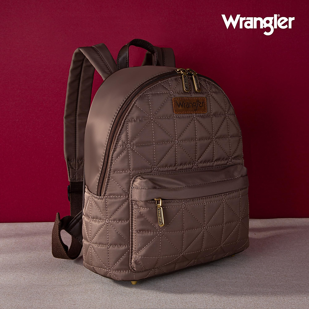 Montana West × Wrangler Backpack Purse for Women Quilted Backpack for Travel
