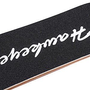 Hawkeye 41 inch Freeride Longboard 8 Layer Canadian Maple Wood Skateboard Complete Cruiser, Cruiser for Cruising, Carving, Freestyle and Downhill