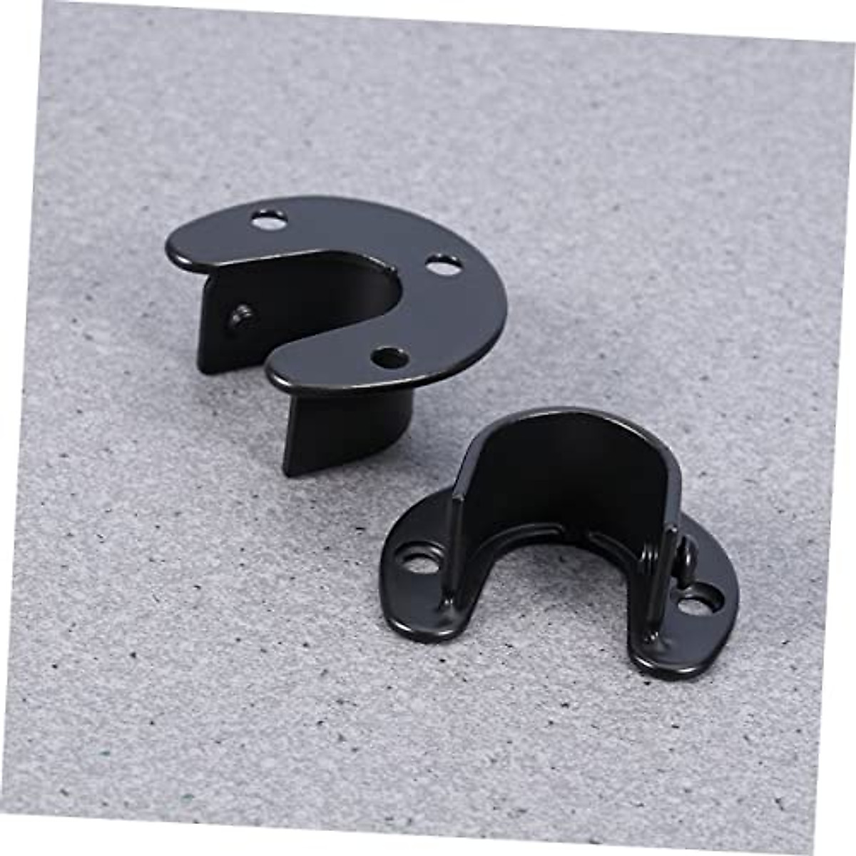 Zerodeko 16 Pcs Shower Rod Holder Shower Curtain Holders Curtain Rods Holders Closet Rod Holder Shower Rod Holders Rod End Supports Closet Rod End Supports Cloth Rod Holder Rod Socket Base