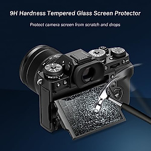 kinokoo Screen Protector for Sony A7R5/A7R V/A9 III Camera, 0.25mm 9H Hardness Sony A7R V/Alpha 7R V/A7RM5/A9M3/A9 III Tempered Glass Film - Anti-Fingerprint & Anti-Scratch (2 Pack)