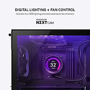 NZXT N7 B550 - N7-B55XT-B1 - AMD B550 chipset (Supports AMD Socket AM4 Ryzen CPUs) - ATX Gaming Motherboard - Integrated Rear I/O Shield - WiFi 6 connectivity - Black (Renewed)