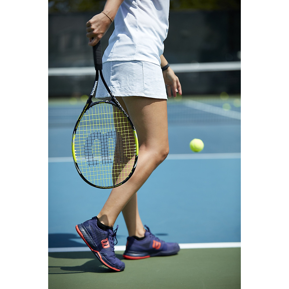 Wilson Energy XL Adult Recreational Tennis Racket - Grip Size 3 - 4 3/8", Yellow/Black