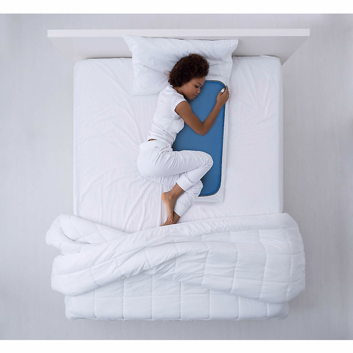 Cool Care Technologies Cooling Pad for Bed - Pressure Activated Gel Cooling Mattress Pad Provides Instant Cool Relief for 1 to 3 Hours- Place Cool Mat on Your Bed