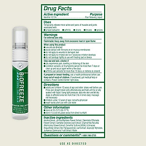 Biofreeze Precision Pain Relief Pen, Arthritis Pain Reliever, Mess-Free Cooling Joint Pain Relief, FSA/HSA Eligible, Menthol Pain Relief Liquid 1.15 Fl Oz