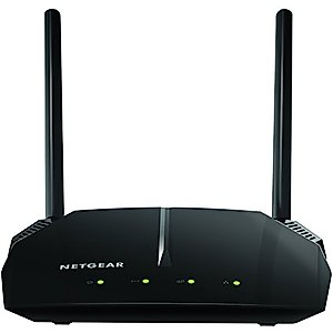 NETGEAR WiFi Router (R6120) - AC1200 Dual Band Wireless Speed (up to 1200 Mbps) | Up to 1200 sq ft Coverage & 20 Devices | 4 x 10/100 Fast Ethernet and 1 x 2.0 USB ports