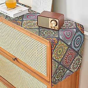 LilyCat Boho Bohemian Table Runner 90 inches Long, Vintage Farmhouse Table Runners for Coffee Table Dining Room Table Bedroom Party Holiday 13 x 90 inches