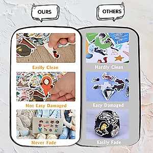 Arme Stickers Pack, 400 PCS Cool Stickers Decals, Random Sticker for Waterbottles Laptop Computer Vinyl Waterproof Sticker, Skateboard Stickers for Adults