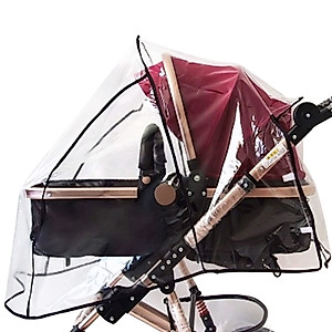 Kangkang@ Universal Pushchair Stroller Pram Buggy Transparent Rainproof Cover Rain Shade Protector