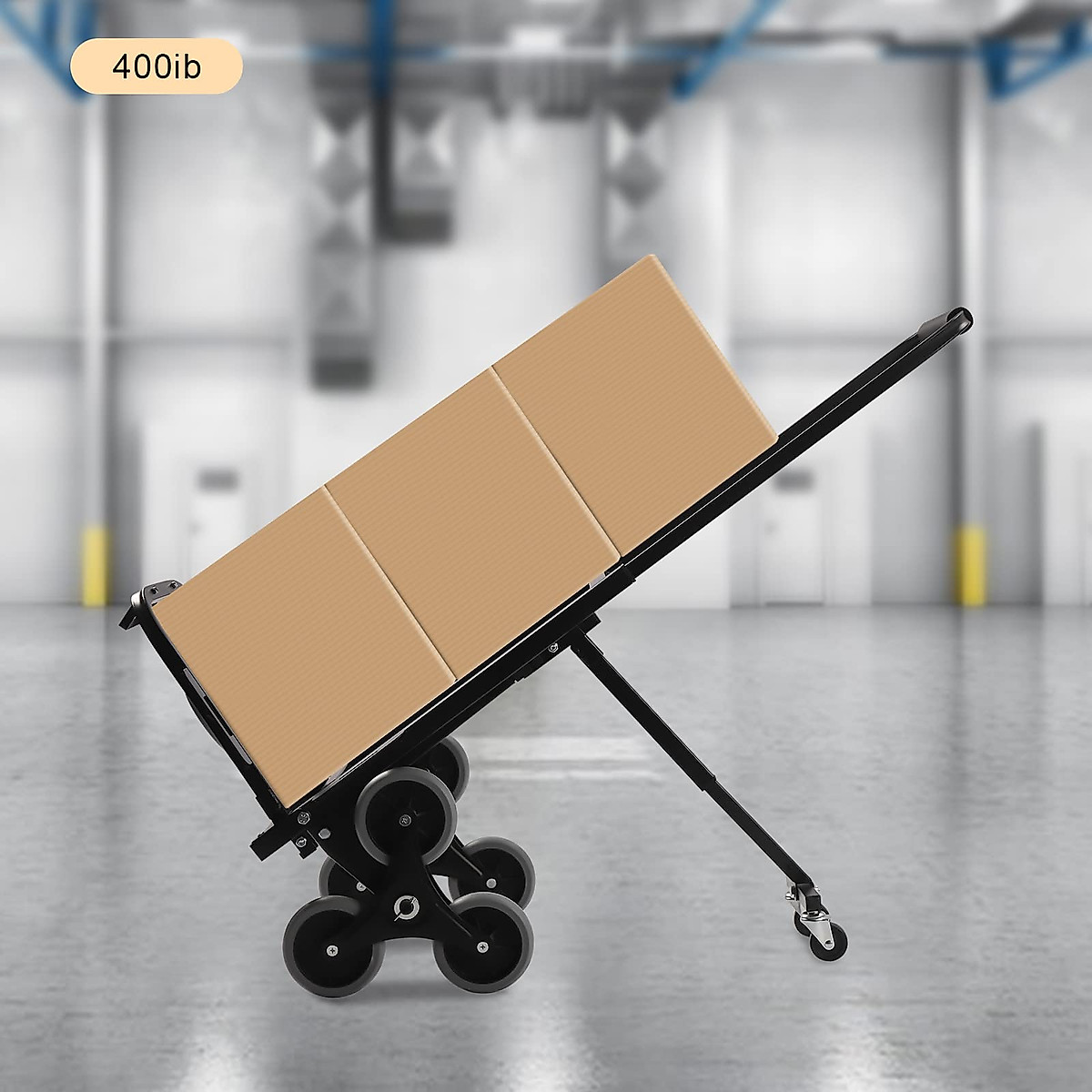 BFDIEEM Large Capacity Sturdy & Durable Dual Purpose Heavy Duty Folding Dolly Cart-Hand Truck Dolly | Heavy Duty Folding Dolly for Moving with Telescoping Handle