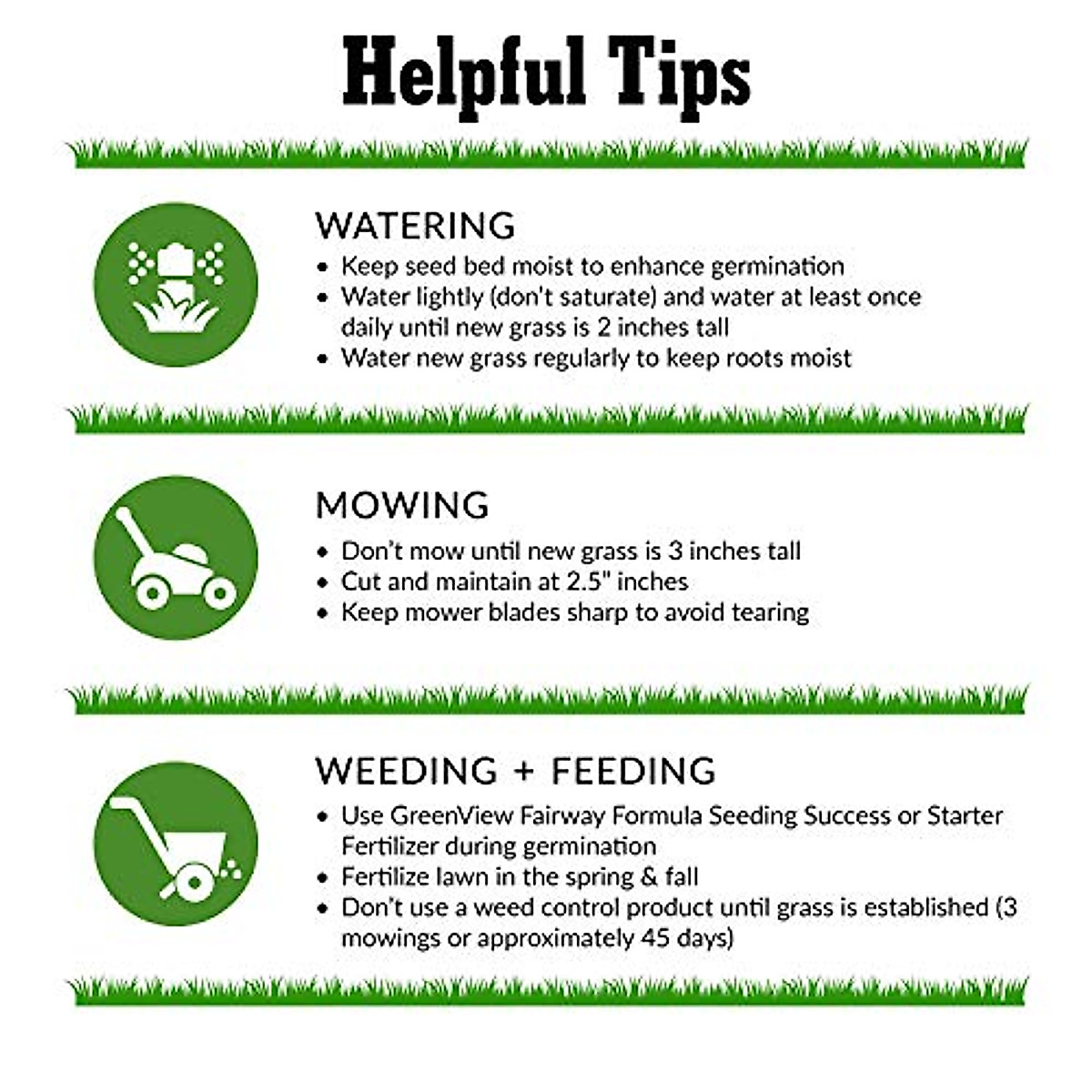 GreenView Fairway Formula Grass Seed Turf Type Tall Fescue Sun & Shade Blend - 20 lbs.