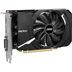 MSI Gaming GeForce GTX 1630 4GB GDRR6 64-Bit HDMI/DP/DVI Single Fan OC ITX Graphics Card (GTX 1630 AERO ITX 4G OC)