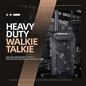 Retevis RT27 Walkie Talkies Long Range,Two Way Radios Rechargeable, Handheld VOX Hands-Free, Commercial 2 Way Radio with USB Charger Base, for Education, Construction, Warehouse,Church (10 Pack)