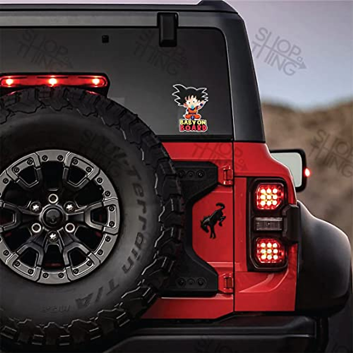 Shop A Thing, Baby on Board Anime Sticker - Baby Decal Stickers for Car - Cute Baby Boy on Board Sticker Baby on Board Sticker for Car Sticker for Little Baby’s Cute Cartoon Sticker for Baby (ST -012)