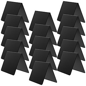 1 Set Desktop Cake Dessert Label Card Standing Memo Board Mini Chalkboard Signs for Food Small Blackboard Chalk Board Sign Board Table Chalkboard Sign Message Board for Shop