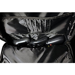 CTA Digital Universal Gaming Backpack for Xbox One X/XB1S/PlayStation 4 Slim/Wii U/XB1/PS4/XB360/PS3