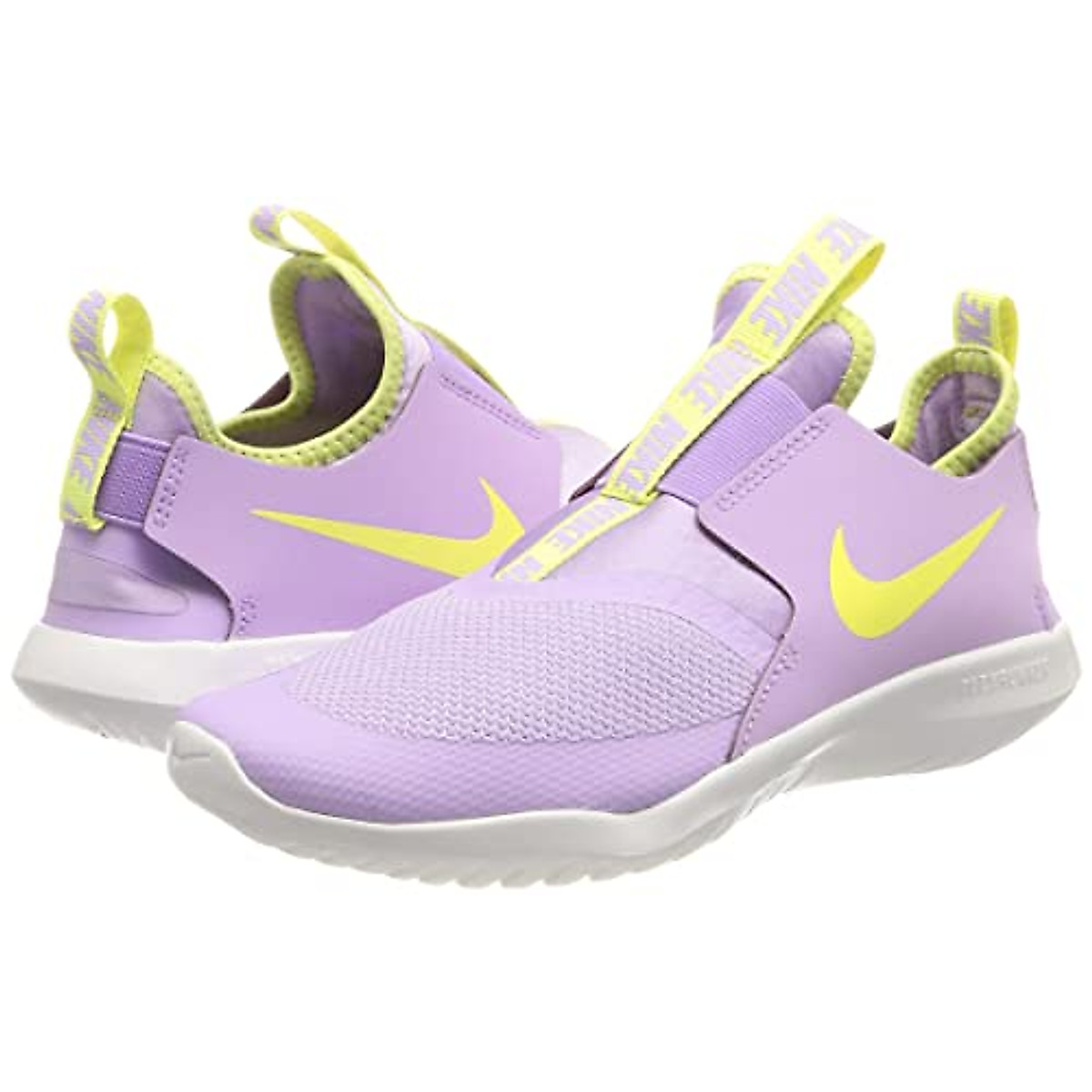 Nike Kids' Preschool Flex Runner Running Shoes (3, Lilac/Lemon Twist, Numeric_3)