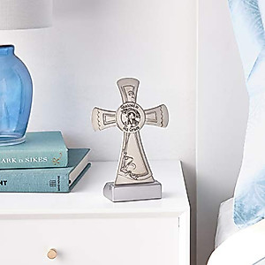 Precious Moments Baptism Cross, Cream/White