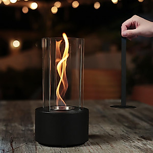 Tornado Tabletop Fire Pit – Smokeless Firepit for Home Decor, Housewarming & Parties - Table Top Firepit with Up to 2.5H Burn Indoor & Outdoor Portable Fire Pit Great Gift for Birthday Balcony & Yard