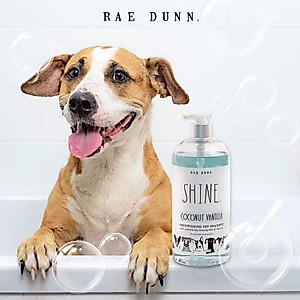 Rae Dunn Conditioning Pet Shampoo with Coconut Oil, Lemongrass and Vanilla, Coconut Mint, 1000 ml