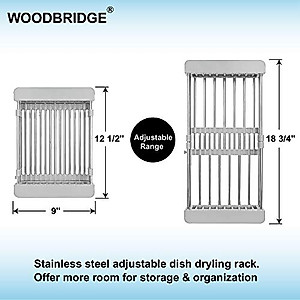 Woodbridge Kitchen Sink, 50/50 Double Bowl,33 Inch, 2 Holes,Stainless Steel MKA3319DM