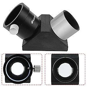 Astromania 1.25" 90-Degree Erecting Prism Optical Prism Inside Rather Than a Mirror which Makes Your Image Clear and Sharp