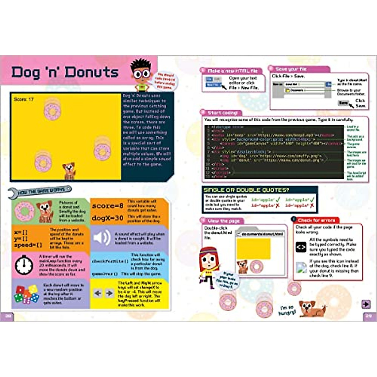 Coding with HTML & JavaScript - Create Epic Computer Games: The QuestKids children's series (In Easy Steps)