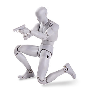 Action Figures Body Kun DX & Body-Chan DX PVC Figure Model Drawing for SHF S H Figuarts (Female+Male) with Box