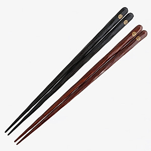 Hyozaemon Kezuri Chopsticks Red/Manilkara M 21.5cm HC-0106
