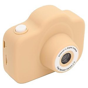 Kids Camera, 40MP 1080P Digital Video Cameras for Kids, Anti Collision Silicone Safe Material, Eye Caring IPS Screen, Funny Photo Modes, Toddler Camera Kids Selfie Camera (Yellow)