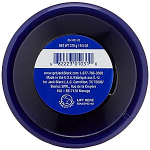 Jack Black - Supreme Cream Triple Cushion Shave Lather - PureScience Formula, Macadamia Nut Oil and Soy, Luxurious Shaving Cream, Hydrates Skin, Reduced Razor Burn- 9.5 oz.