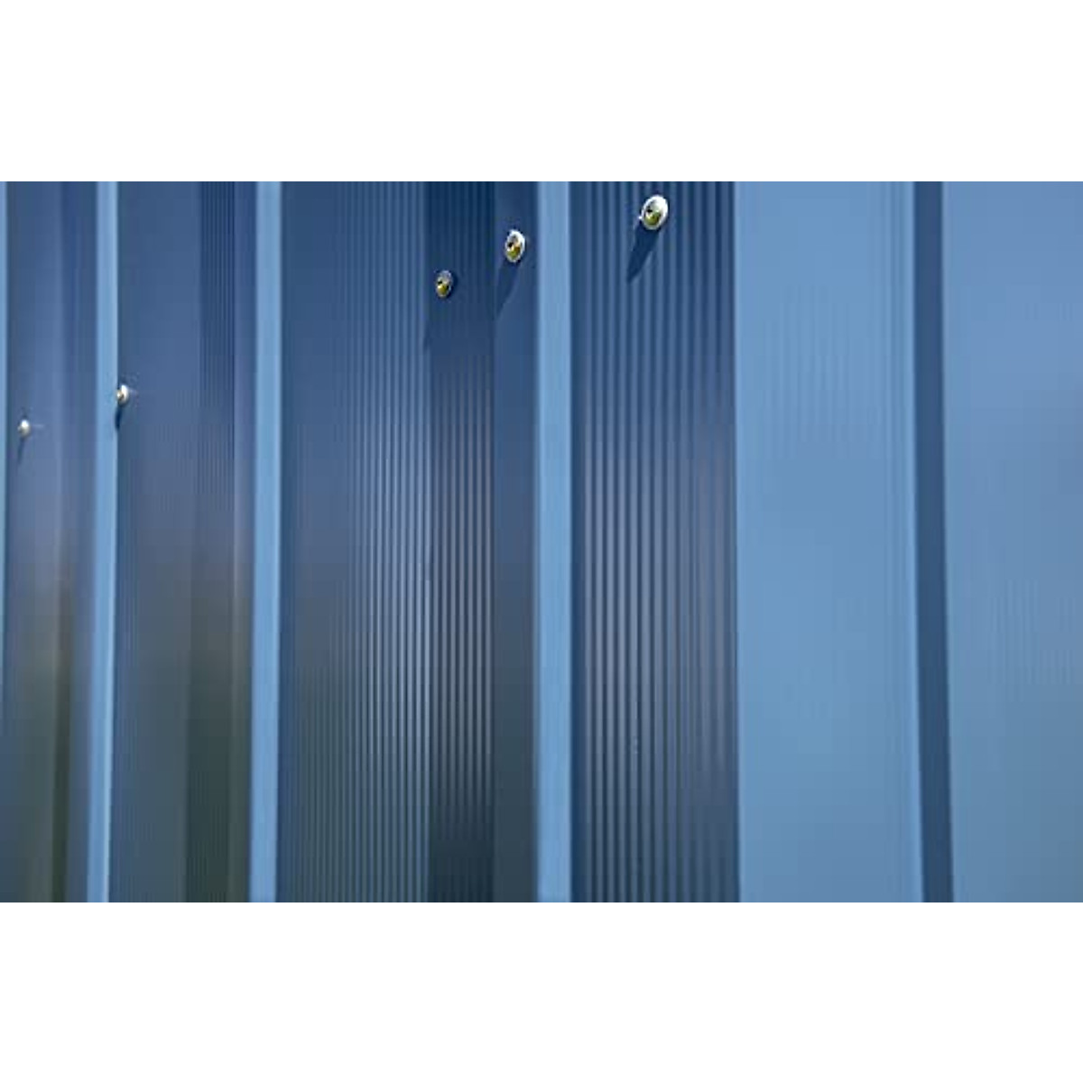 Arrow Classic Steel Storage Shed, 6x7, Blue Grey