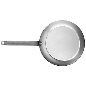 Mauviel M'Steel Black Carbon Natural Nonstick Frying Pan With Iron Handle, 11-in, Suitable For All Cooking Surfaces