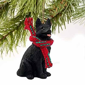 Conversation Concepts German Shepherd Tiny Miniature One Christmas Ornament Black - Delightful!
